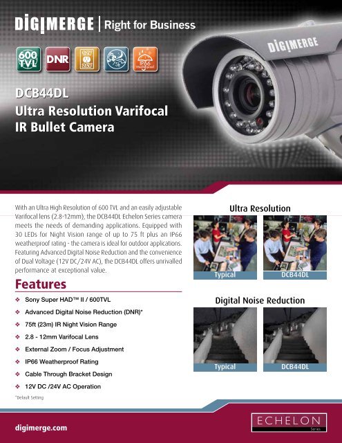 DCB44DL Spec Sheet - Digimerge