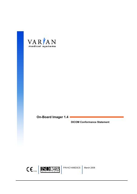DICOM Conformance Statement - Varian