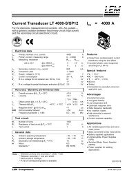 Current Transducer LF 505-S/SP13 I = 500A