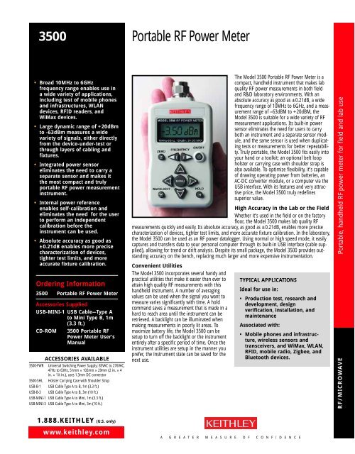 Portable RF Power Meter