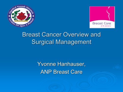 Breat Cancer Surgery (PDF 1159Kb) - St. James's Hospital