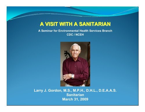 PPT - American Academy of Sanitarians