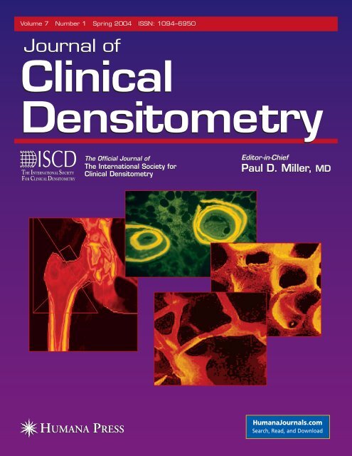 Journal of Clinical Densitometry - Ingentaconnect