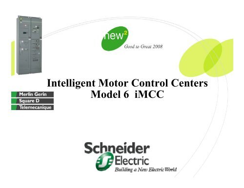 Intelligent Motor Control Centers Model 6 iMCC - WWCC Training ...