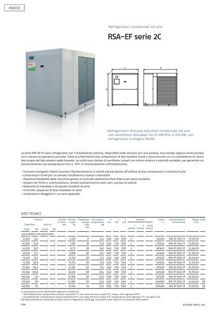 RSA-EF serie 2C - Riello ICS