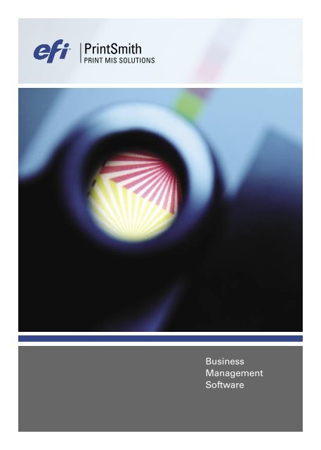 Print MIS PrintSmith Brochure - EFI