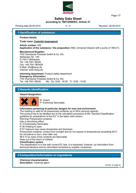 Isopentyl Alcohol Msds