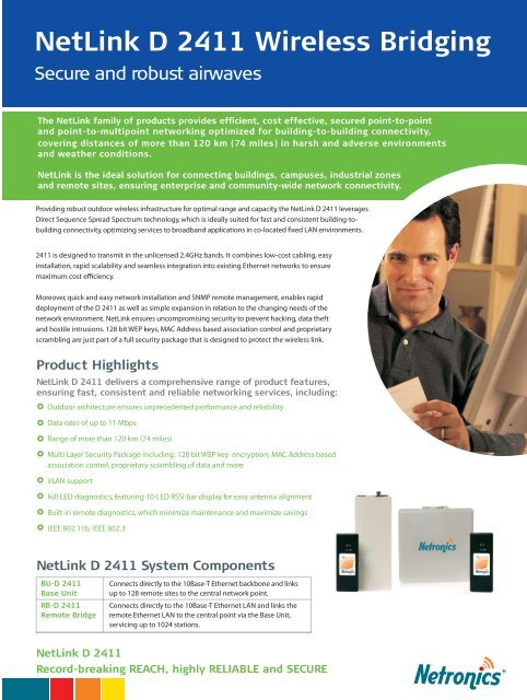 NetLink D2411 Brochure and datasheet-LR.pdf - Netronics Networks