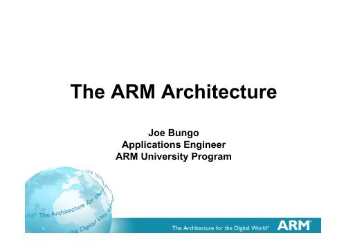 The ARM Architecture