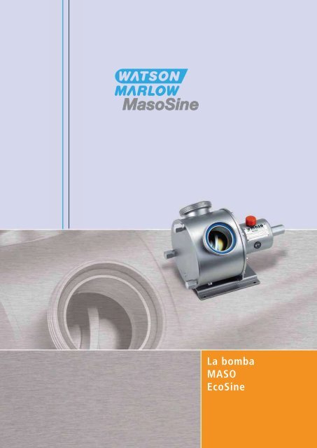 La bomba MASO EcoSine - Watson Marlow