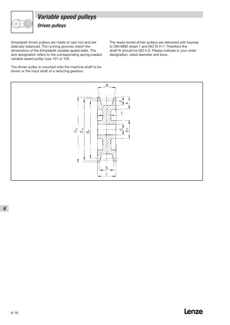 Variable speed
