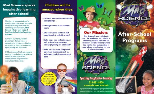 After-School Programs - Mad Science
