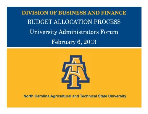 Budget Allocation Process North Carolina A T State University budget-allocation-process-north-carolina-a-t-state-university
