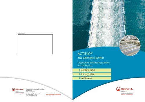 Actiflo - Veolia Water Solutions & Technologies