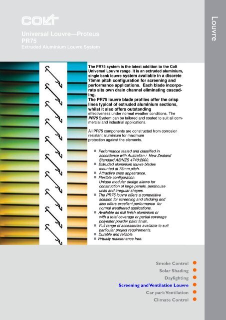 Proteus PR75 Louvre - Colt Products and Systems