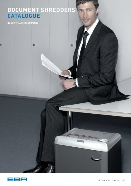 EBA Document shredders catalogue