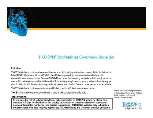TIKOSYN - ACC/AHA Guidelines for the Management of Patients With