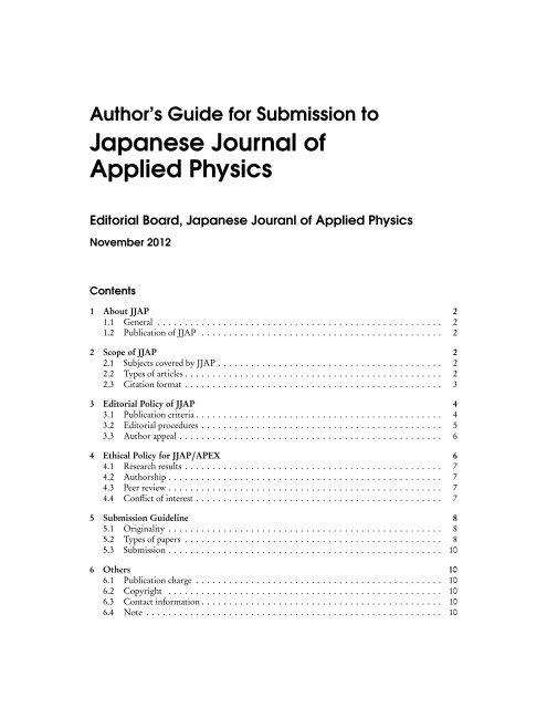 PDF - Japanese Journal of Applied Physics PDF - Japanese Journal of Applied Physics
