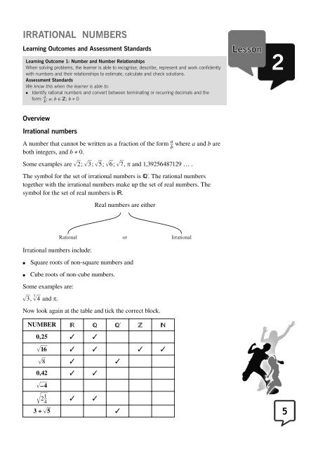 Gr 10 Irrational Numbers - Maths Excellence