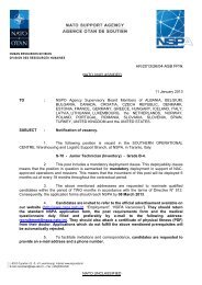 Codification Catalogue NMCRL - NSPA - Nato