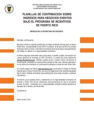 Modelo SC 2916 - Departamento de Hacienda