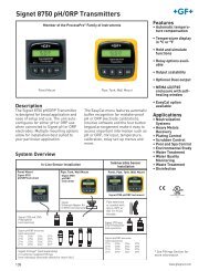 Signet 2551 Magmeter Flow Sensor