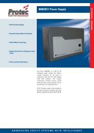 6300 Control Panel - Protec Fire Detection