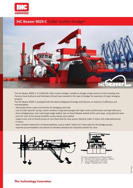 IHC Beaver 9029 C Cutter Suction Dredger - Dredgepoint