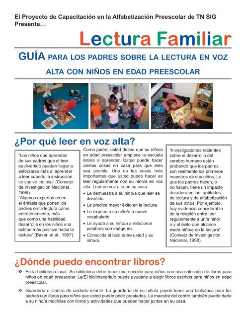 Por qué leer en voz alta?