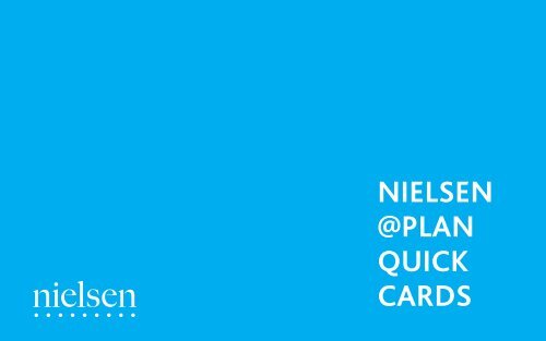 NielseN @PlaN Quick cards