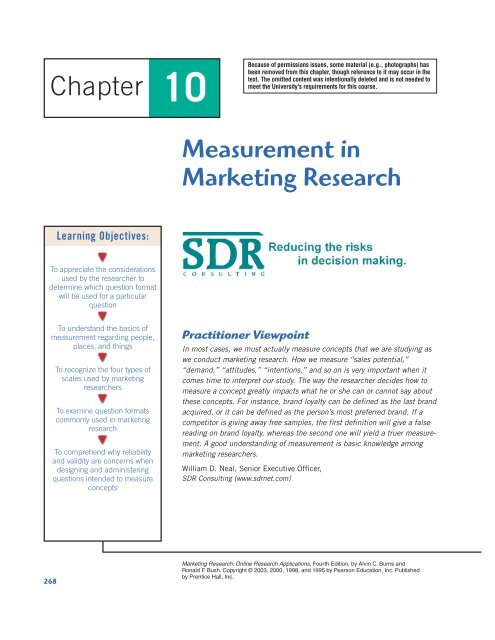 Chapter 10 - Pearson Learning Solutions