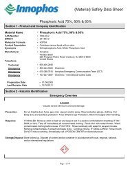 Innophos Phosphoric Acid