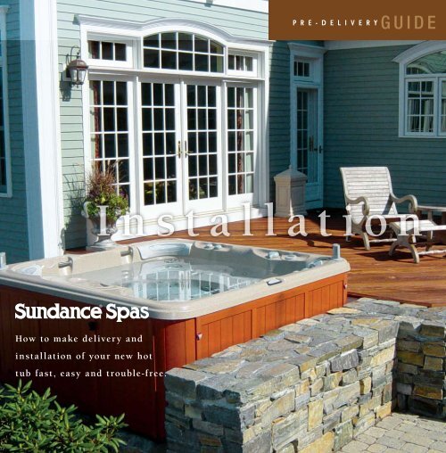 Installation - Sundance Spas