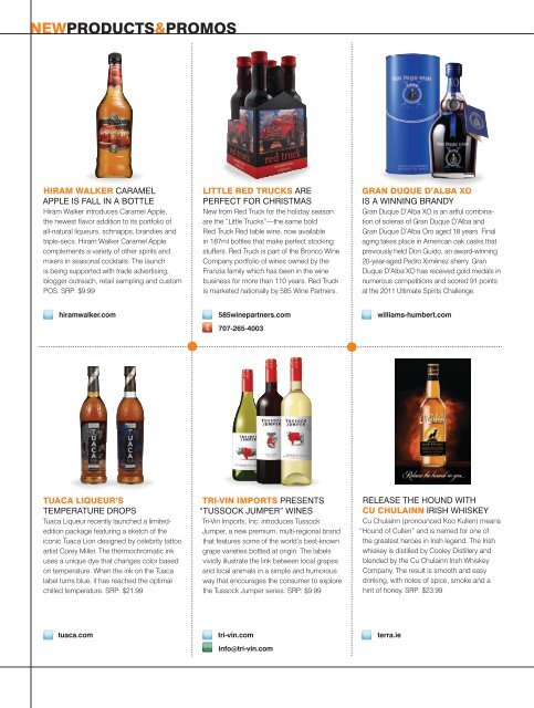 newproducts&promos - Hawaii Beverage Guide