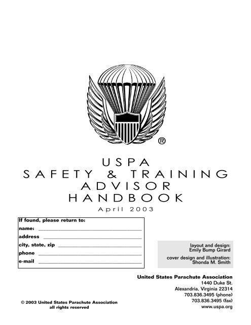 S&TA Handbook - United States Parachute Association