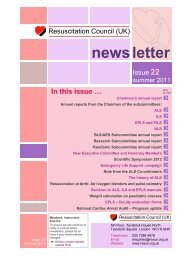 Appraisal form for identifying ALS Instructor Potential - Resuscitation ...