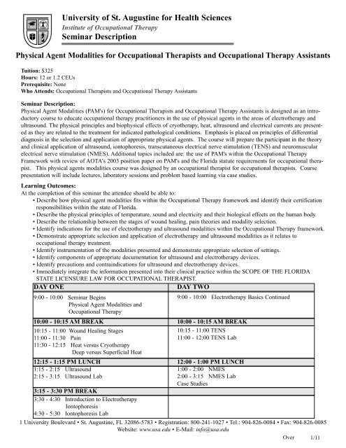 University of St. Augustine for Health Sciences