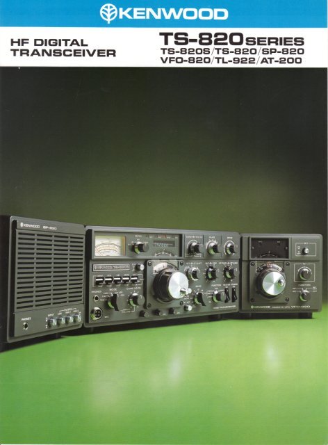 Kenwood TS-820 Transceiver (Brochure) - WB4HFN Home Page