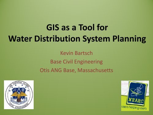 GIS as a Tool for Water Distribution System Planning