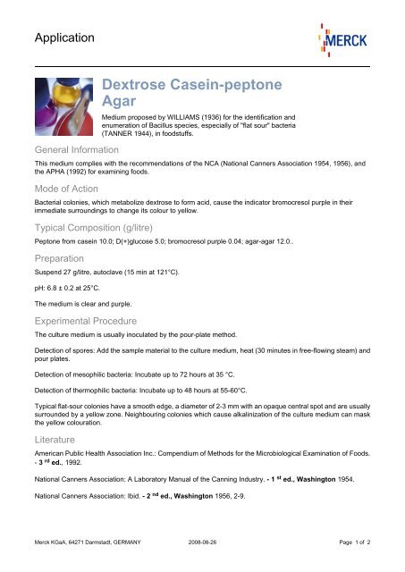 Dextrose Casein-peptone Agar - mibius