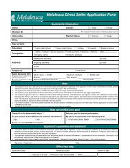 MELALEUCA SECURITY