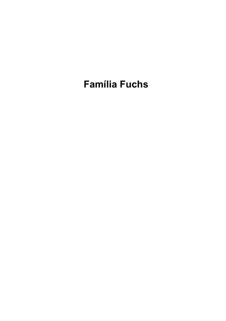 FamÃ­lia Fuchs - Editora Werlang