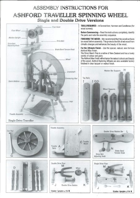 Spinning Wheel Parts