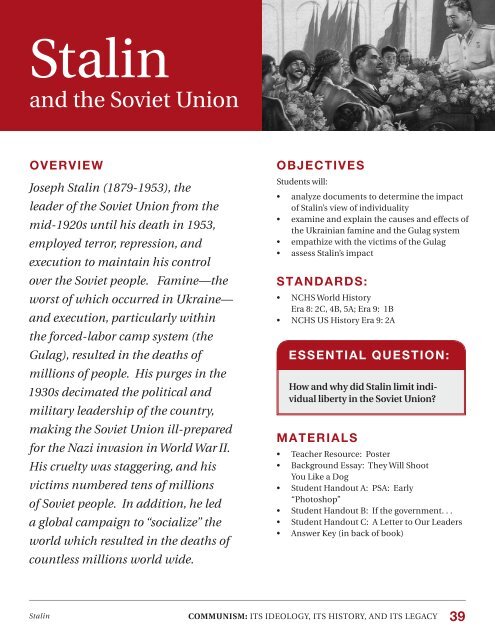 VOC-105_Study_Guide_Stalin