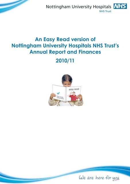 Our Objectives 2010/11 - Nottingham University Hospitals NHS Trust