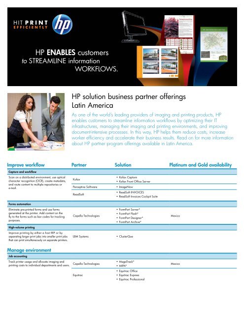 HP ENABLES customers - Solution Programs Portal - Hewlett-Packard