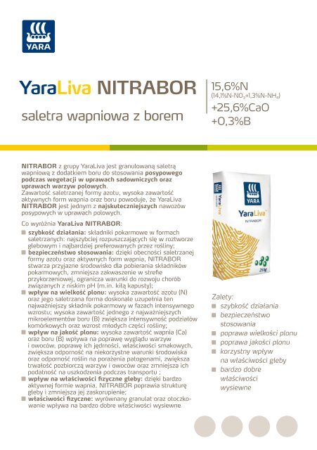 YaraLiva NITRABOR