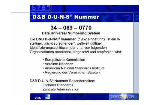Upik Duns Nummern , Dun & Bradstreet D‑U‑N‑S ® Number Lookup – ISDPUZ