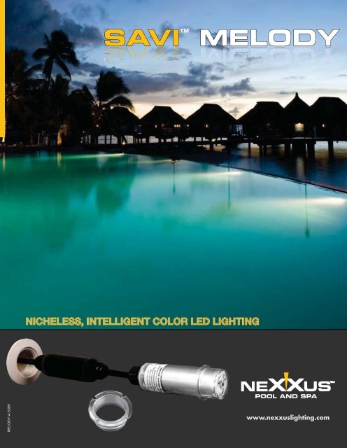 Savi Melody Pool Light Installation | Shelly Lighting