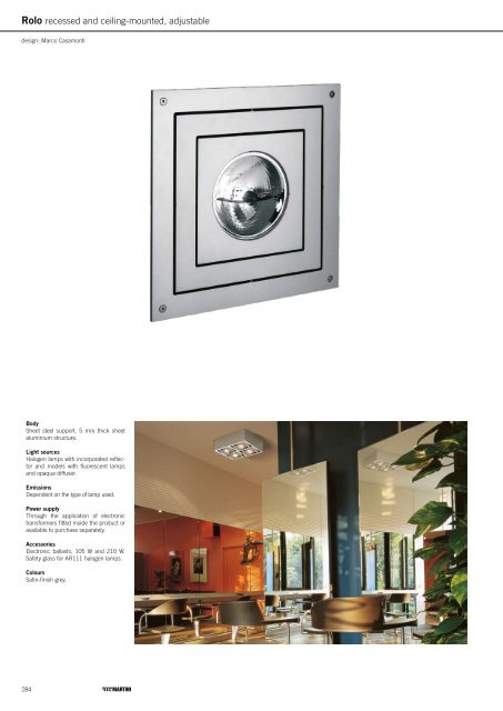 Rolo recessed and ceiling-mounted, adjustable - Martini